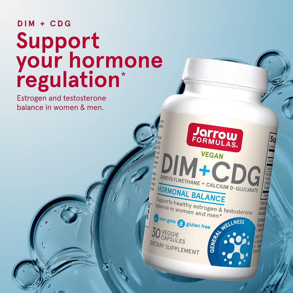 Jarrow Formulas, DIM + CDG, Enhanced Detoxification Formula, 30 Veggie