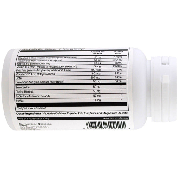 Solaray - Methyl B-Complex 50, 60 Veggie Capsules