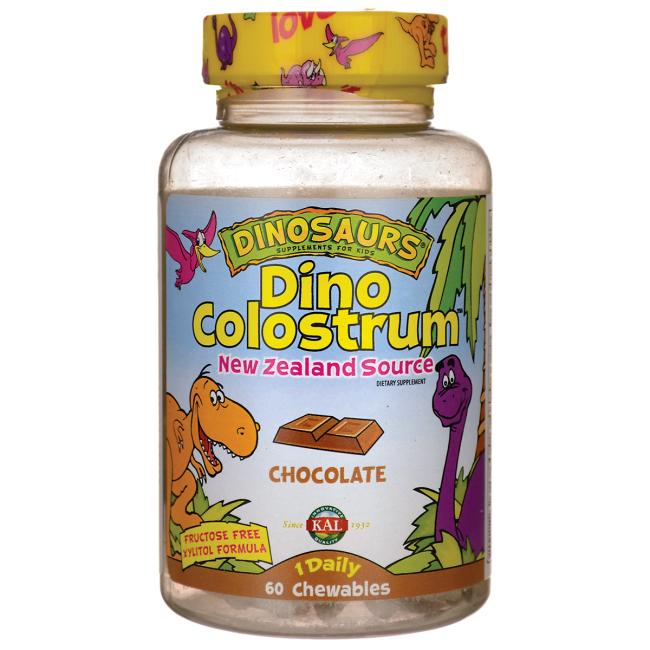 KAL | Dino Colostrum Chocolate Chewables | Health for Kids