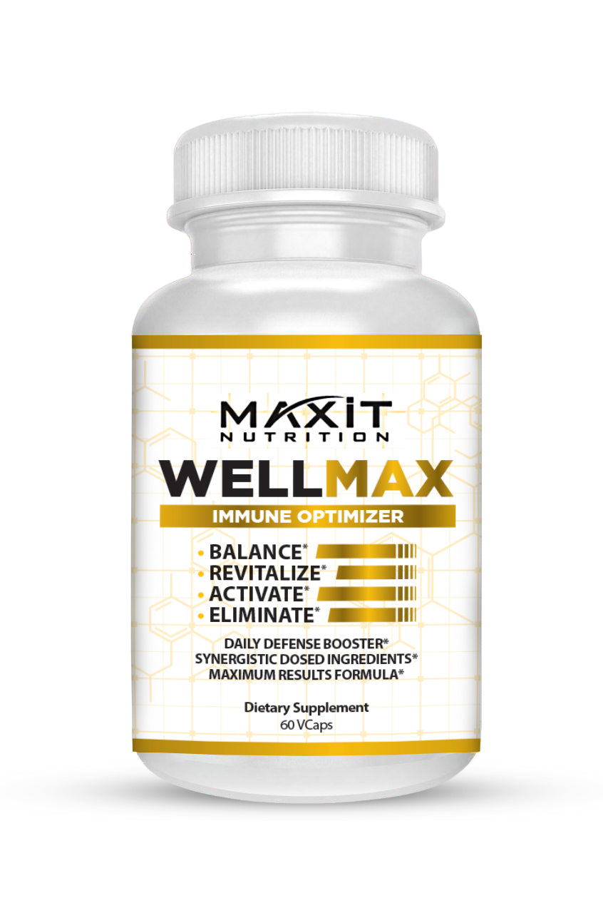 WELLMAX Immune Support Supplement with Vitamin A, D, and C - 60 Capsul