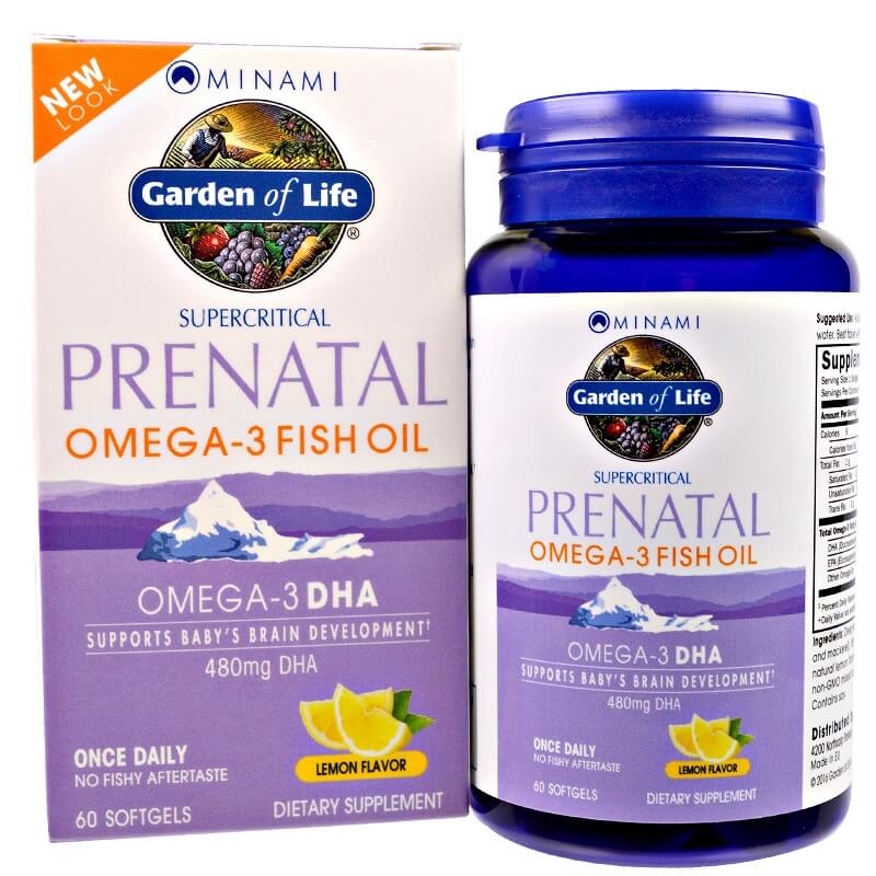 Garden of Life Minami, Supercritical Prenatal, Omega-3 Fish Oil, 60 So