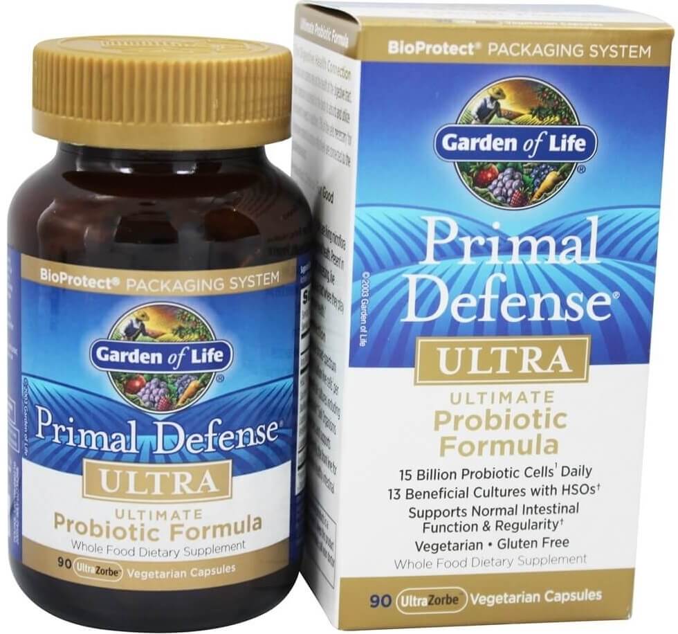 Garden of Life Primal Defense Ultra Probiotic, 90 Vegetarian Capsules