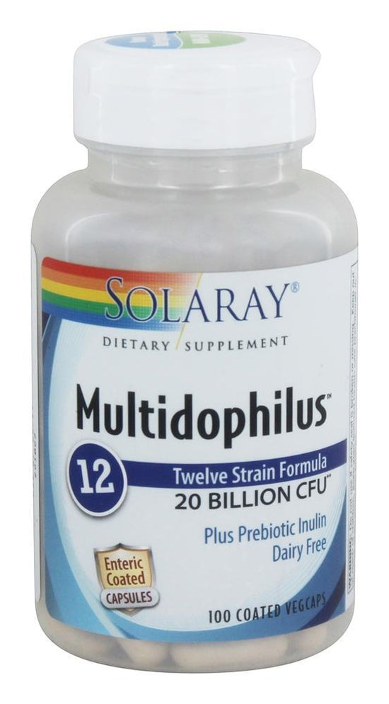 Solaray Multidophilus 12 20 Billion Twelve Strain Formula,100 ...